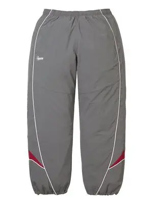 Supreme Contrast Piping Track Pant - Grey