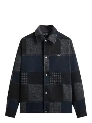 Kith New York Yankees Patchwork Wool Coaches Jacket - Black