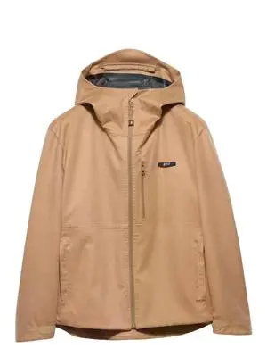 Prada Cashmere Zip Hooded Jacket - Brown