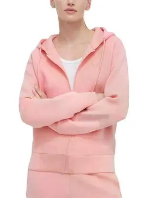 Guess Zip-up Long-sleeve Hoodie - Pink