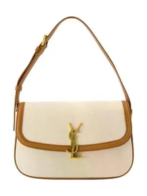 Saint Laurent Cassandre Shoulder Bag - Neutrals
