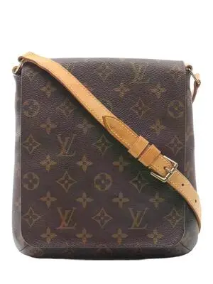 LOUIS VUITTON 2000 Musette Salsa Monogram Crossbody Bag - Brown