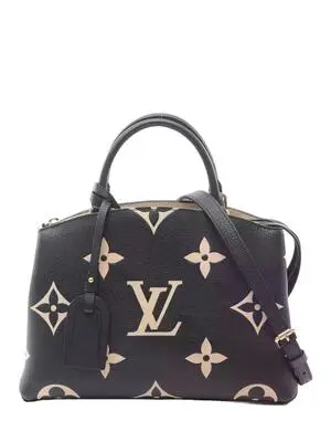 LOUIS VUITTON Petit Palais Monogram Tote - Black