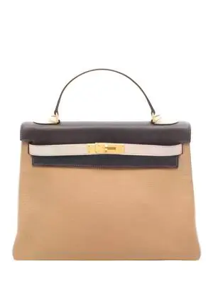 Hermès 2003 32 Kelly Leather Handbag - Neutrals