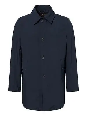 OSCAR JACOBSON Regular-fit Shell Coat - Navy