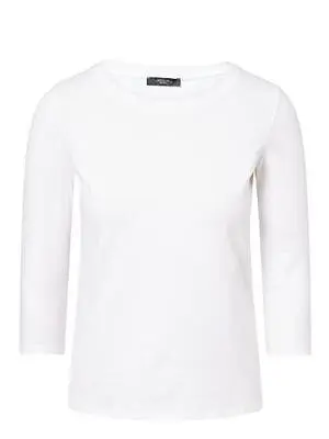 Max Mara Cotton-jersey Top - White