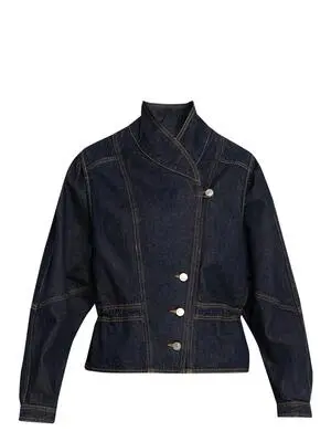 Isabel Marant Dolie Denim Jacket Dark Blue