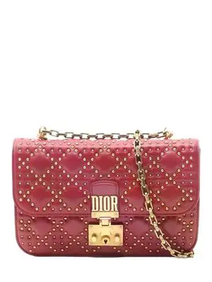Dior 2000s Chain-strap Shoulder Bag - Red