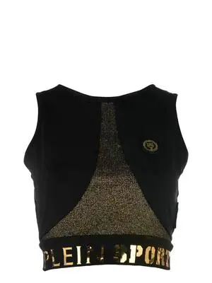 PLEIN SPORT Statement Jogging Top - Black