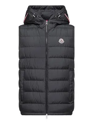 Moncler Marseillan Hooded Down Vest - Black