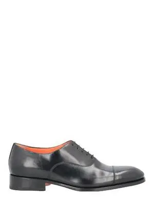 Santoni Lace-up Oxford Shoes - Black