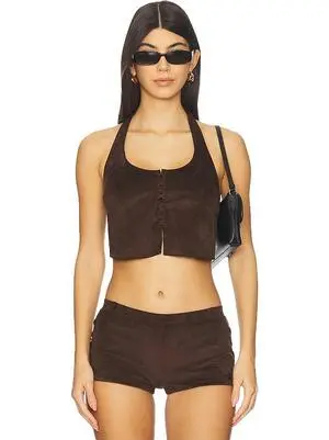 Frankies Bikinis Delilah Tank Top - Desert Suede