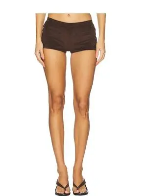 Frankies Bikinis Scout Low Rise Shorts - Desert Suede