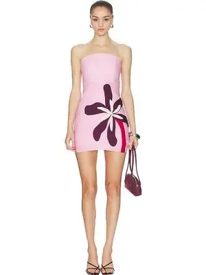 CALA DE LA CRUZ Roma Mini Dress - Cattleya