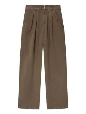 MARANT ETOILE Nadine Pleated Pants - Dark Bronze