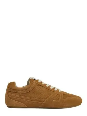 Isabel Marant Étoile Senny Low-top Suede Sneakers - Cognac
