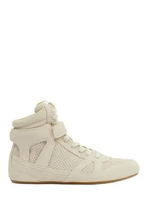 Isabel Marant Senny High-top Sneakers - Chalk