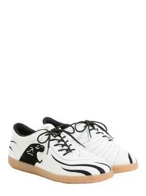 Valentino Garavani Kicky Nappa Leather Low-Top Sneakers White