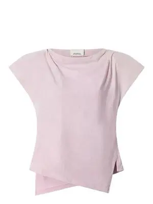 Isabel Marant Sebani Draped T-shirt - Pink