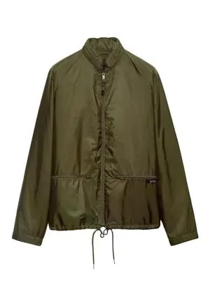 Prada Hooded Raglan Sleeves Jacket - Green
