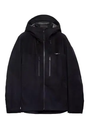 Prada Hooded Zip-up Jacket - Blue