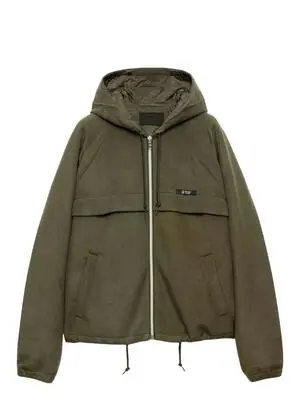 Prada Hooded Raglan-sleeve Jacket - Green