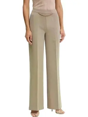 MARCIANO Chain-detail Trousers - Neutrals