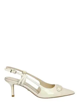 MARCIANO Pointed-Toe Slingback Pumps