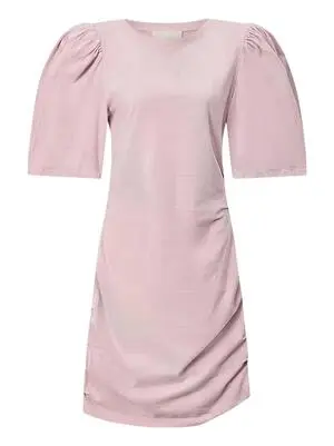 Isabel Marant Mylda Puff-sleeve Mini Dress - Pink