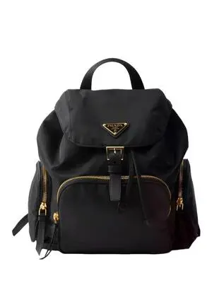 Prada Small Zip Backpack - Black