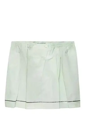 Prada Cotton Mini Skirt - Green