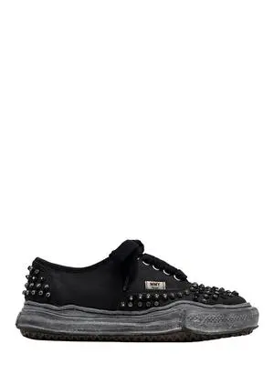 Mihara Yasuhiro Baker Og Sole Studded Canvas Low Sneakers - Black