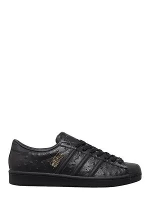 Adidas Superstar Footpatrol Black Ostrich Sneakers - Core Black/cloud White