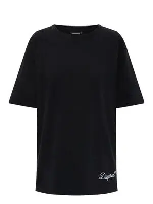 Dsquared2 Short-sleeve T-shirt With Embroidery - Black