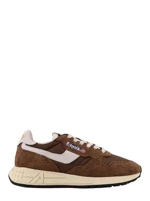 AUTRY Reelwind Low Suede Sneakers - Brown