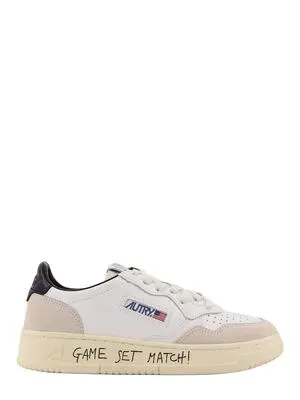 AUTRY Medalist Leather Sneakers - White