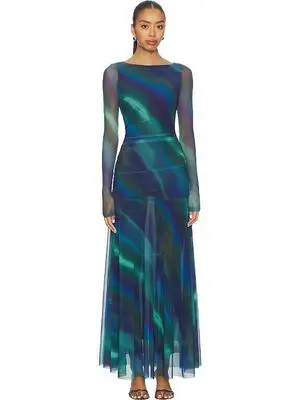 Free People Sunnei Maxi Dress Blue