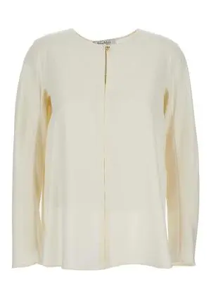 Max Mara Silk Shirt - White