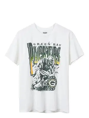 Junk Food Clothing Nfl Green Bay Packers Rushing Tee - White