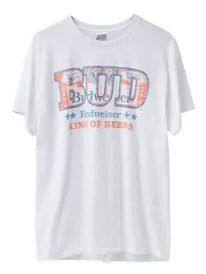 Junk Food Clothing Budweiser King Of Beers T-shirt - White