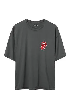 Junk Food Clothing The Rolling Stones Oversized T-shirt - Vintage Black