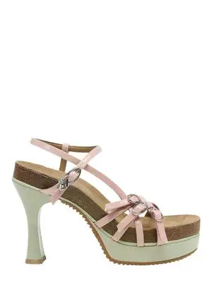 DIESEL® 105mm D-woodstock Buckled Sandals - Pink