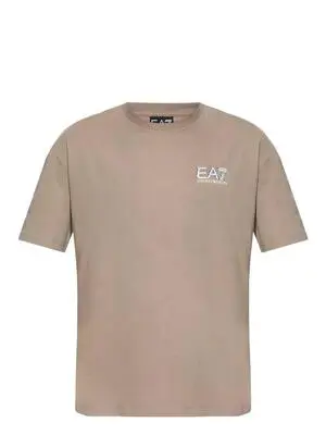 EA7 Logo T-shirt - Neutrals