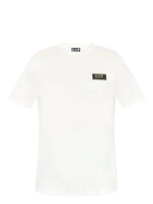 Emporio Armani Logo-patch T-shirt - White
