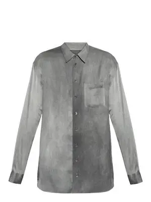 Giorgio Armani Chest-pocket Buttoned Shirt - Grey