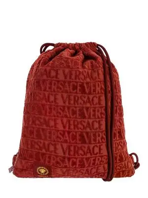 Versace I ♡ Baroque Gym Carrier Backpack - Red