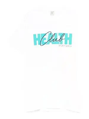 SPORTY & RICH Logo-print T-shirt - White