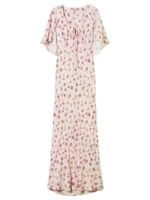 TWINSET Floral-print Maxi Dress - Pink
