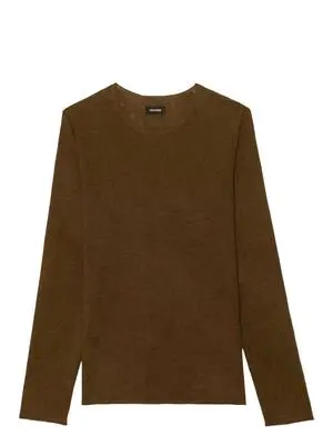Zadig&Voltaire Teiss Round-neck T-shirt - Brown