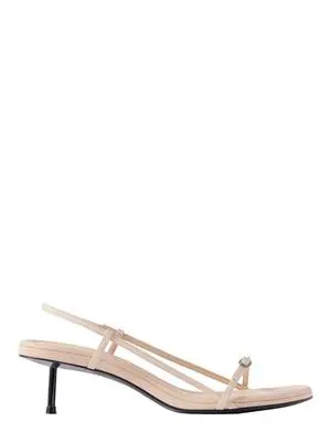 ST. AGNI Petit Belt Slingback Sandals - Pink